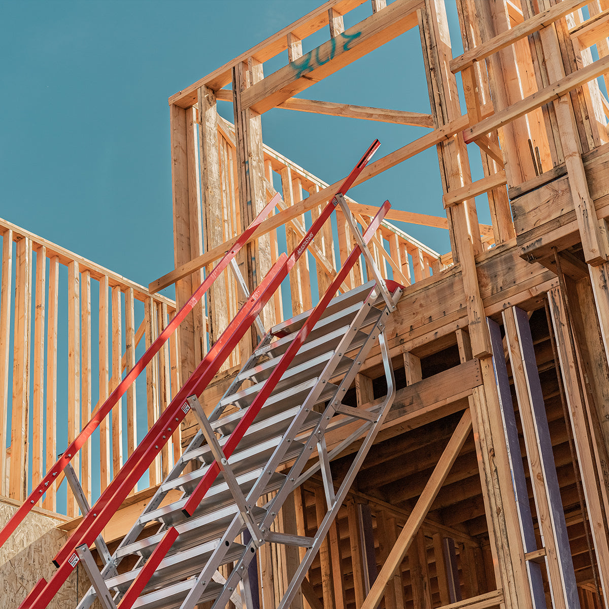 AdjustaStairs II | Temporary Stair Access for Elevated Heights (16’–32 ...