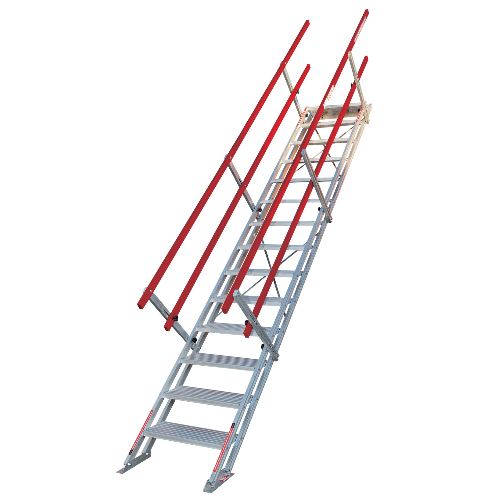 AdjustaStairs | Height-Adjustable Temporary Access Stairs – SafeSmartUSA
